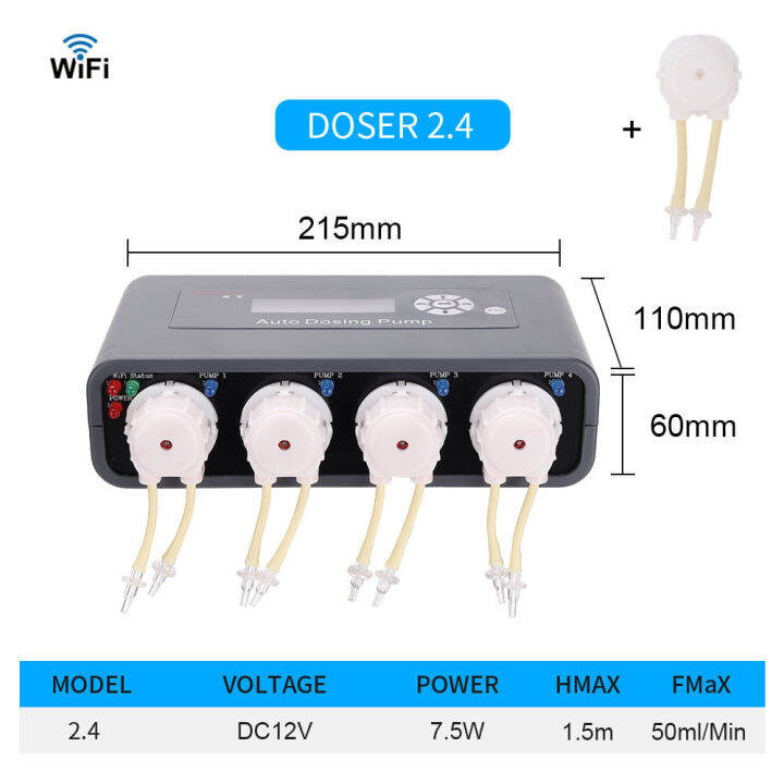 Seven Master Auto DOSER 3.4 2.4 Aquarium DOSING PUMP Reef Coral ...