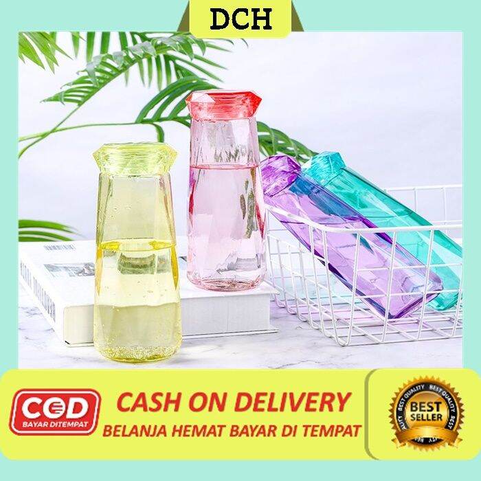 TERBARUU!! BOTOL KACA MINUM DIAMOND KRISTAL KAPASITAS 450ML BOTTLE ...