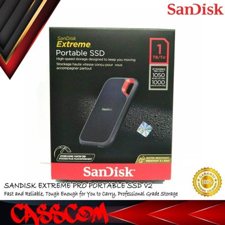 SanDisk Extreme Portable SSD V2 1TB USB 3.2 SSD EXTERNAL E61 1 TB | Lazada Indonesia