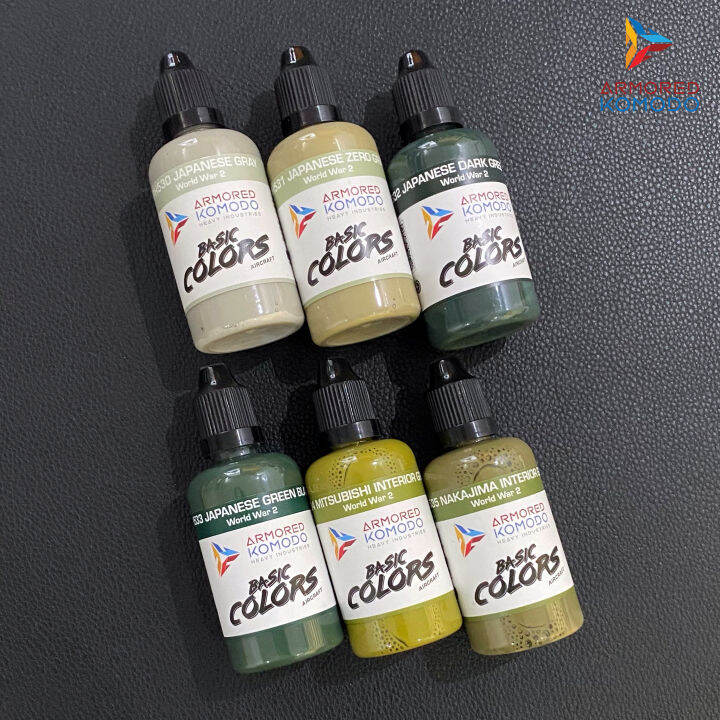 Imperial Japanese Navy (IJN) WW2 Aircraft Colors Set of 6 Airbrush ...