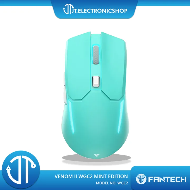 JT.Electronicshop | FANTECH VENOM II WGC2 MINT WIRELESS MOUSE | Lazada PH