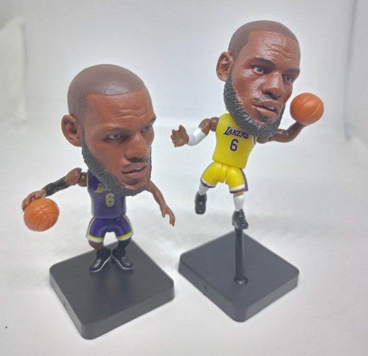 Lebron James Los Angeles Lakers Mini Figure | Bubble Head Toy | For ...