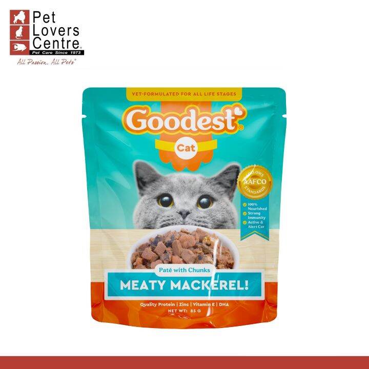 Goodest Cat Food Pouch Meaty Mackerel, 85g | Lazada PH