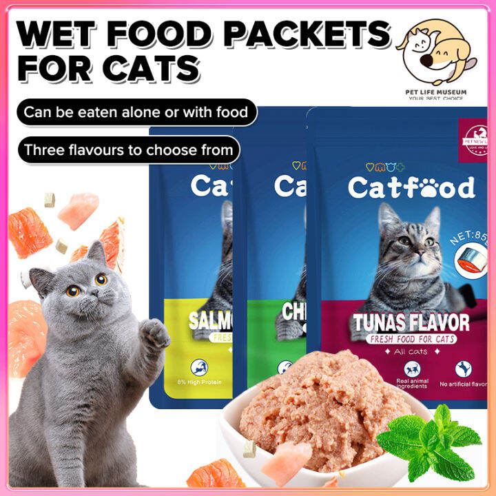 Cat Wet Food Pouch For Adult Cat And Kitty 85g | Lazada PH