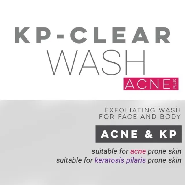 สบู่เหลวรักษาขนคุดและสิว Kp-Clear WASH Acne+ ใช้ได้ทั้งหน้าและลำตัว ...