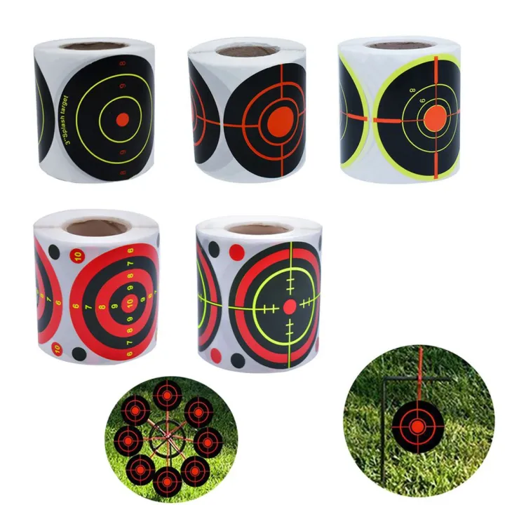 BG9T Outdoor Splatter Reactive 200Pcs/Roll Label Hunting Training ...