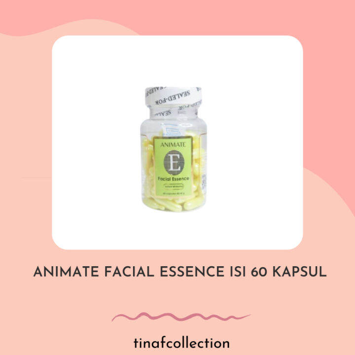 ANIMATE FACIAL ESSENCE ISI 60 KAPSUL serum | Lazada Indonesia