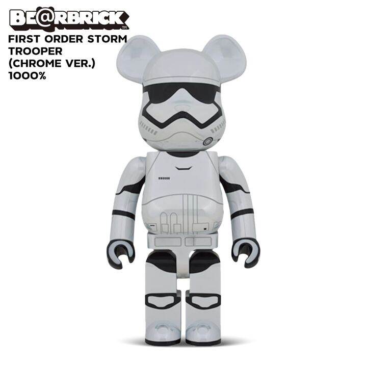 Bearbrick First order Storm trooper (Chrome Ver.) 1000% ใหม่ไม่แกะ ...