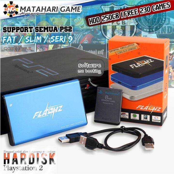 FLASHZ 】HDD 250GB FREE 230 Game | Hardisk Eksternal PS2 250GB | Cepat & Stabil | Lazada Indonesia