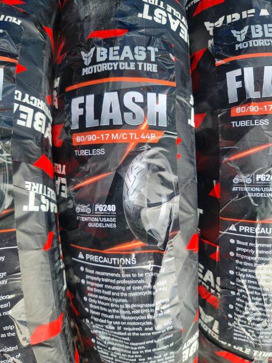 Beast Flash (P6240) Tubeless Tires 13"-17" All sizes | Lazada PH
