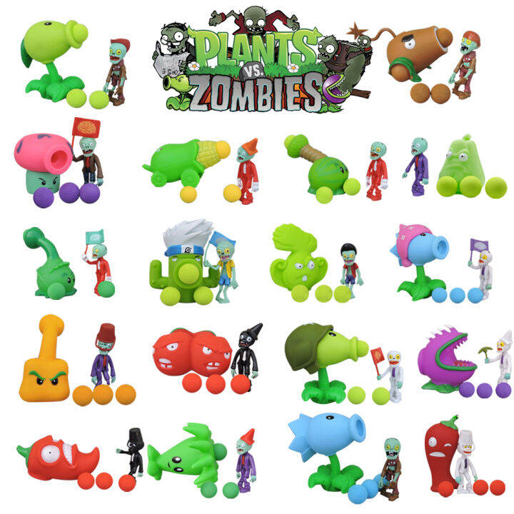 BETOP Game PVZ Plants vs Zombies Peashooter PVC Action Figure Model ...