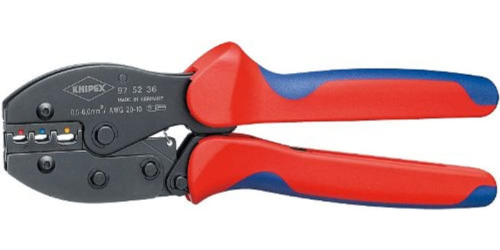 KNIPEX Crimp Pliers Insulated Terminals Plug Connect Butt Connect ...
