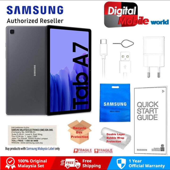 Samsung Galaxy Tab A7 T505 10.4" 32GB LTE (Silver) | Lazada