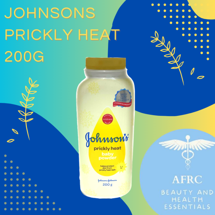 SALE AFRC Johnsons Prickly Heat Powder 200g Nov 2023 Expiry | Lazada PH