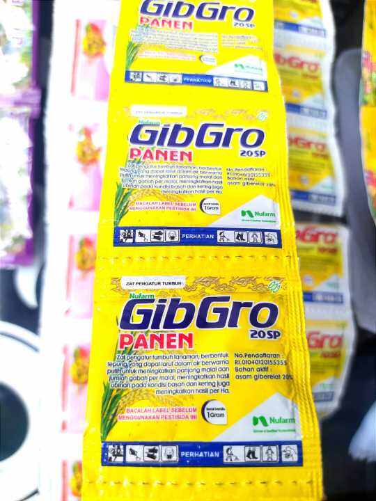 Pupuk GIBGRO PANEN 20 SP 1 Gram Zat Pengatur Tumbuh Padi Masa Generatif ...