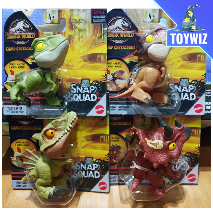 [Toywiz] Jurassic World Snap Squad WAVE 9 Set of 4 | Lazada
