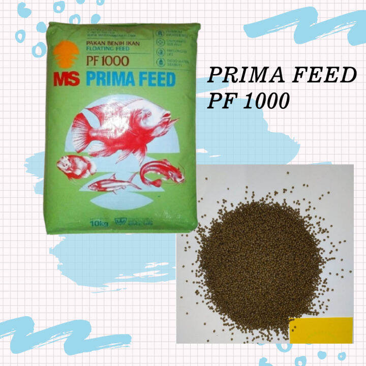 PELET PRIMA FEED PF 1000 800 500 PAKAN IKAN LELE GURAME CUPANG GUPPY ...