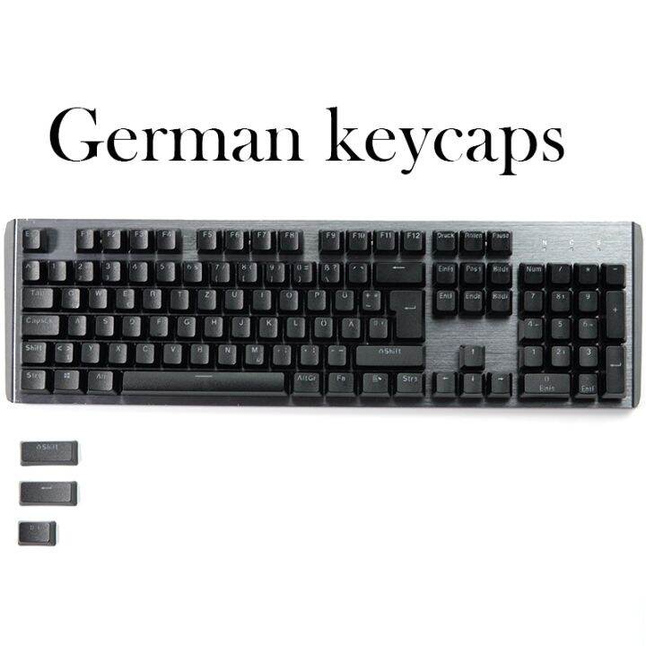 108 key German ABS keycaps Light Transmission OEM Profile 61/87/104 ...