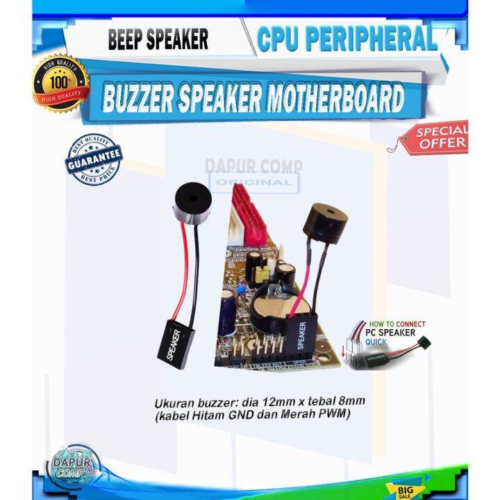 Buzzer Motherboard Arduino Speaker Beep Cpu Speeker Lazada Indonesia