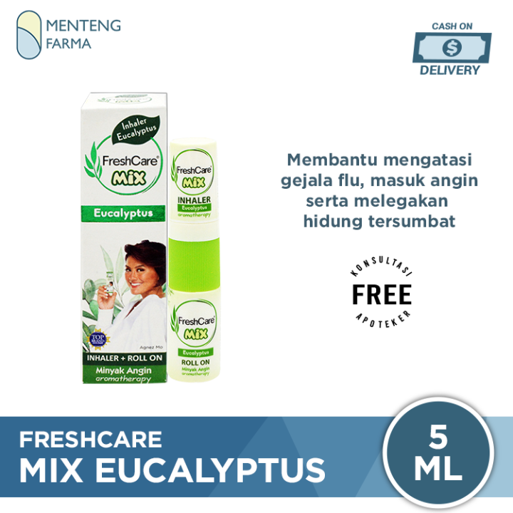 Freshcare Mix Eucalyptus - 2 in 1 Roll On dan Inhaler | Lazada Indonesia
