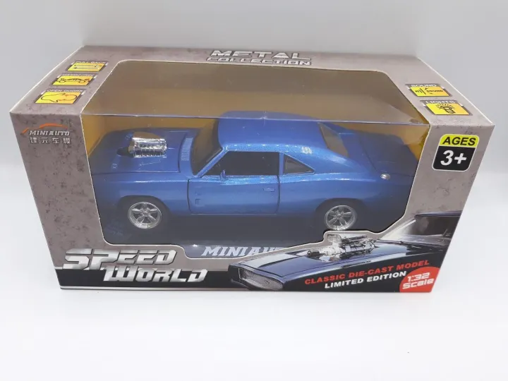 โมเดลรถยนต์ The Fast CAR MODEL ทำจากเหล็ก สัดส่วน 1:32 ประตู ฝากระโปรง ...