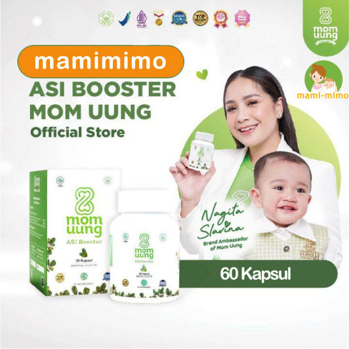 Grosir Pelancar Penambah ASI Booster Mom Uung 60 Kapsul Ekslusif ...
