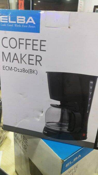COFFEE MAKER ,ELBA, 1.25L CAPACITY-ECM-D1280 | Lazada
