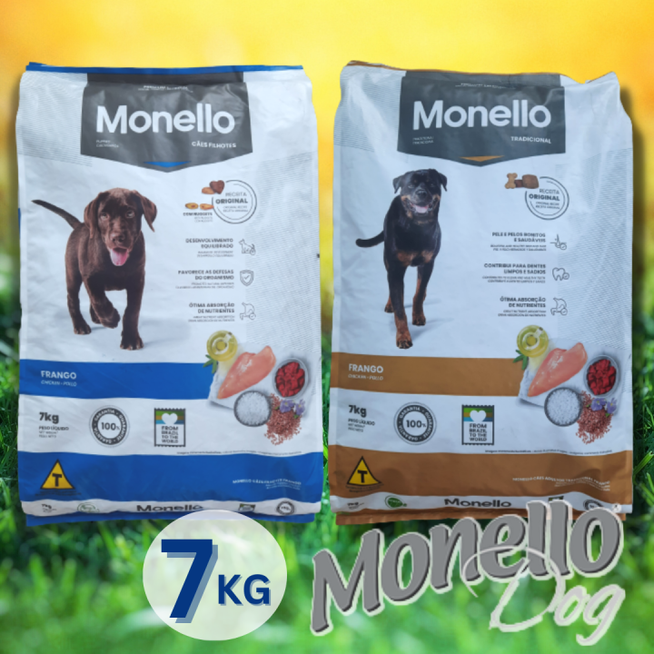 Monello Dog Food Adult&Puppy in 7KG Original Pack | Lazada PH
