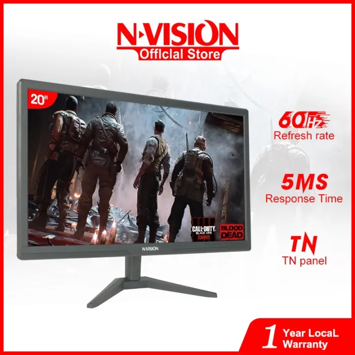 Nvision 19"/20" inch Monitor PC 60HZ LED Monitor Desktop Computer TN ...