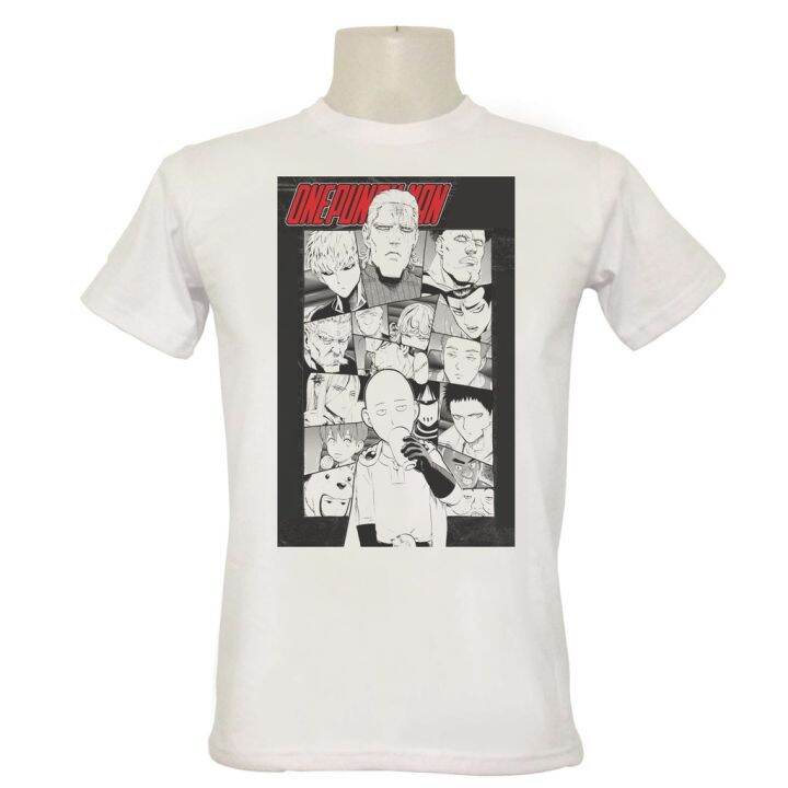 Anime One Punch Man OPM Statement & Graphic Shirt White, Oat | Lazada PH