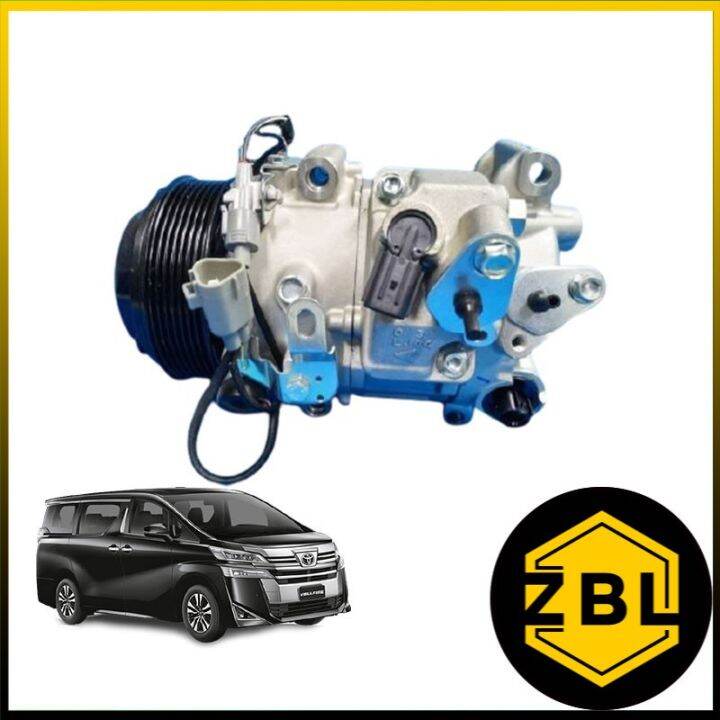 TOYOTA VELLFIRE 7SEU17C 7PK (NEW) COMPRESSOR LX-7927.N - AIRCOND AC A/C ...