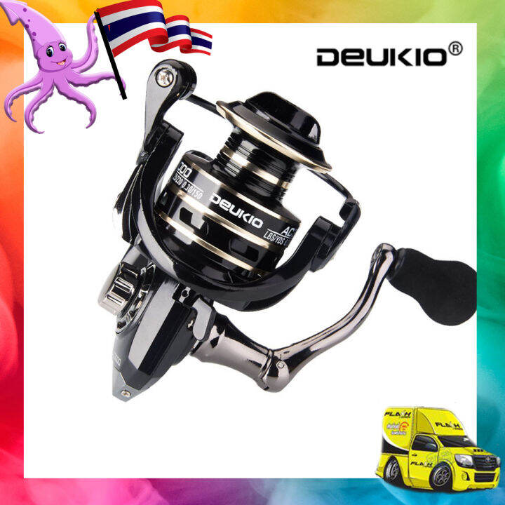 1-2 วัน - (ส่งไว ราคาส่ง) DEUKIO รอกสปินนิ่งรุ่น AC มีให้เลือกเบอร์ ...