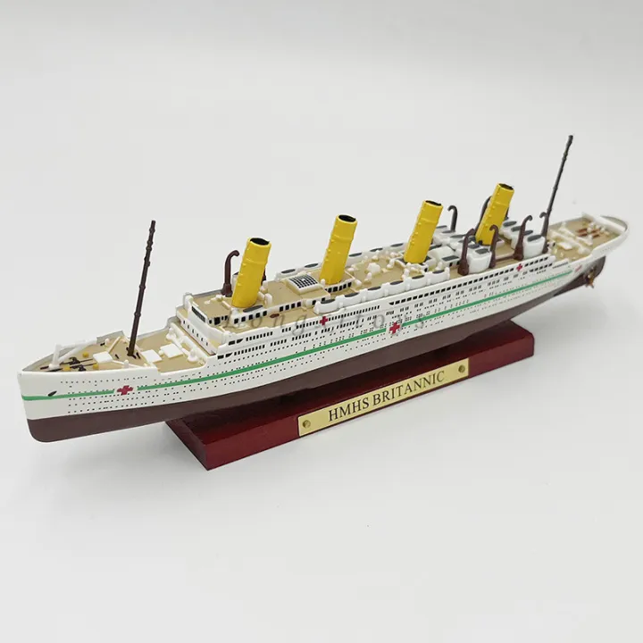 1:1250เรือจำลองของเล่น ATLAS HMHS Britannic Ocean Liner Cruiser สำหรับ ...