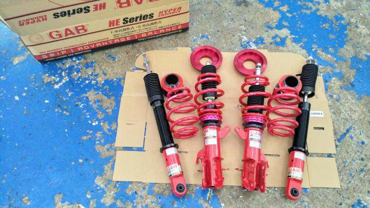 GAB HE Series Adjustable Absorber / Suspension for Nissan Latio / Grand ...