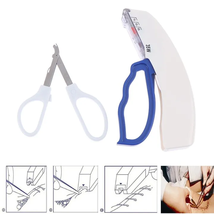 Skin Stapling Stitching Device Clipper Stapler Needle Remover | Lazada PH