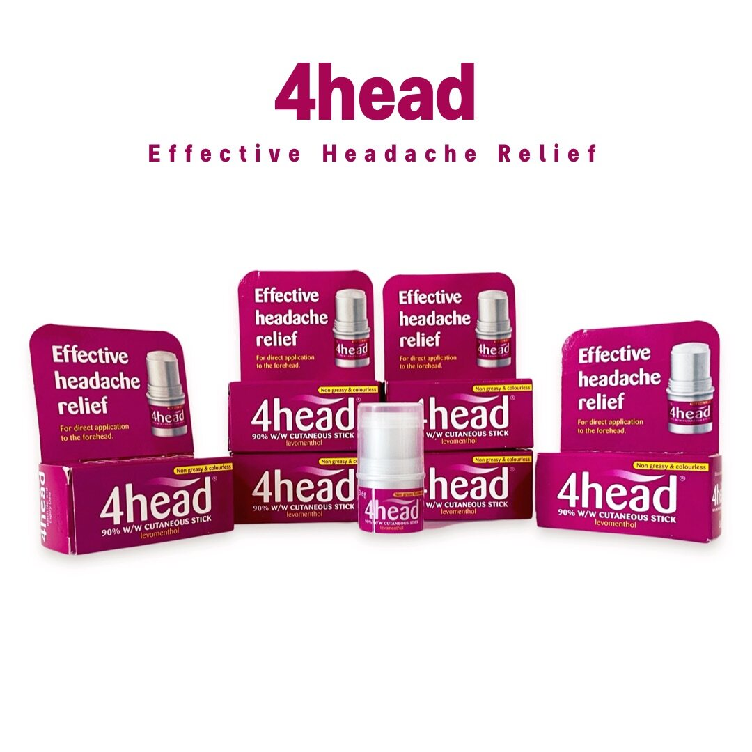 4head Stick Effective headache relief บรรเทาอาการปวดหัว ไมเกรน วิงเวียน ...
