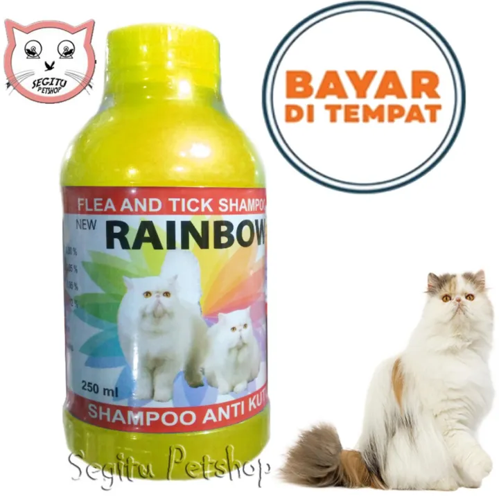 SHAMPO KUTU KUCING ANTI CAPLAX TUNGAU SAMPO TICK AND FLEA RAINBOW ...