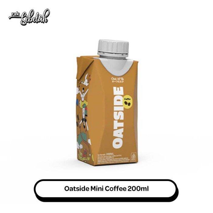 Oatside Mini Oat Milk Coffee 200ml - Susu Vegan Lactose Dairy Free ...