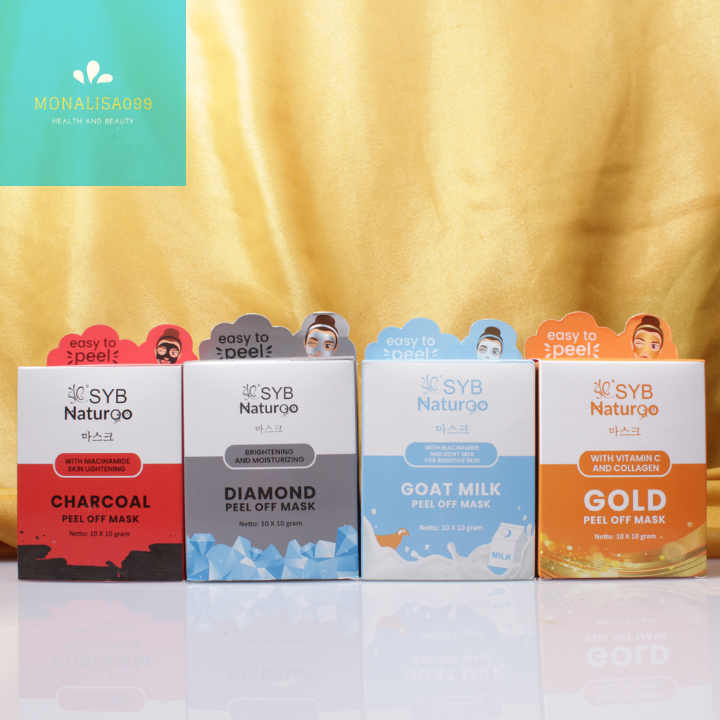 Masker Wajah Peel Off Murah/1BOX Masker SYB Peel Off Mask Charcoal ...
