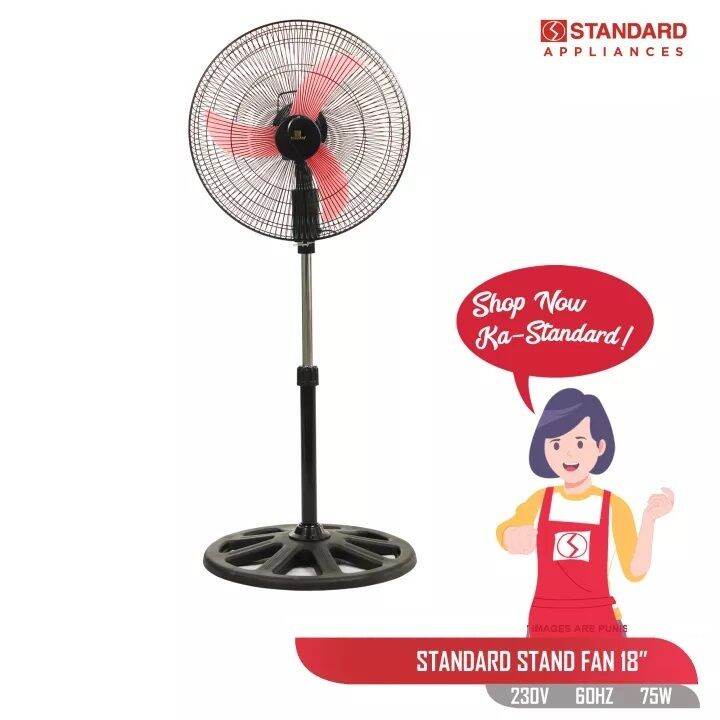 Standard Stand Fan STS-18 / SSM-18B | 18″ Plastic blade Stand Fan STS ...