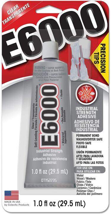 E6000 231020 Adhesive with Precision Tips, 1.0 fl oz | Lazada PH