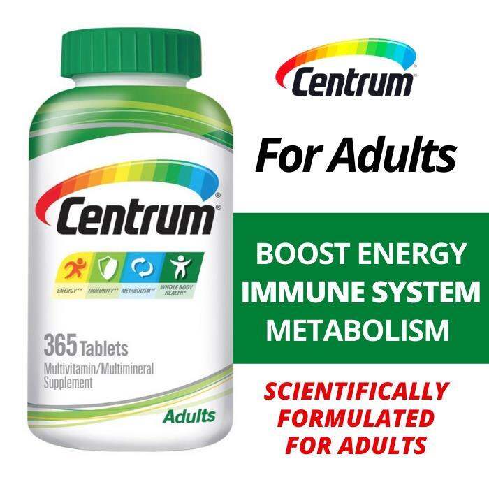 ∏ ℡ Centrum MultiVitamin for Adults Vitamin C Vitamin D Calcium Zinc ...