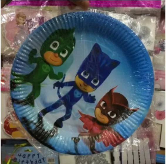 pj mask paper plate 50pcs | Lazada PH