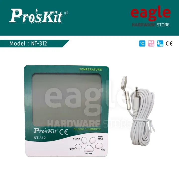 Proskit NT-312 5 In 1 Digital Temperature Humidity Meter | Lazada