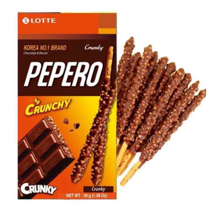Lotte Pepero Choc&Almond 32g/Lotte Pepero White Chocolate 32g-43g | Lazada