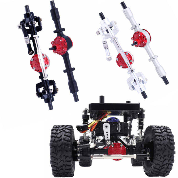 WPL C14 C24 C34 C44 B14 B24โลหะด้านหน้าและด้านหลังเพลาเกียร์สำหรับ WPL ...