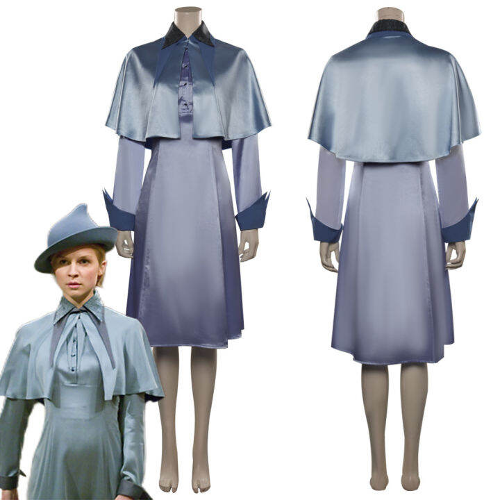 ผู้หญิงฮาโลวีนคอสเพลย์เครื่องแต่งกาย Fleur Isabelle Delacour ชุดสุภาพสตรีชุด Cape ชุดสำหรับ ...