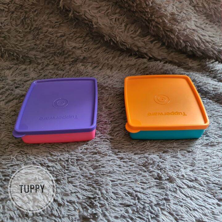 Tupperware Medium Square Away Kotak Makan Tupperware Satuan | Lazada ...