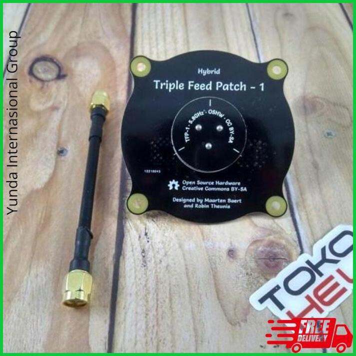 Hybrid Triple Feed Patch 5.8Ghz 9.4Dbi Directional Fpv Antenna - Sma Dijamin Puas | Lazada Indonesia
