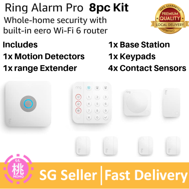 Ring Alarm Pro - built-in eero Wi-Fi 6 router and optional 24/7 ...